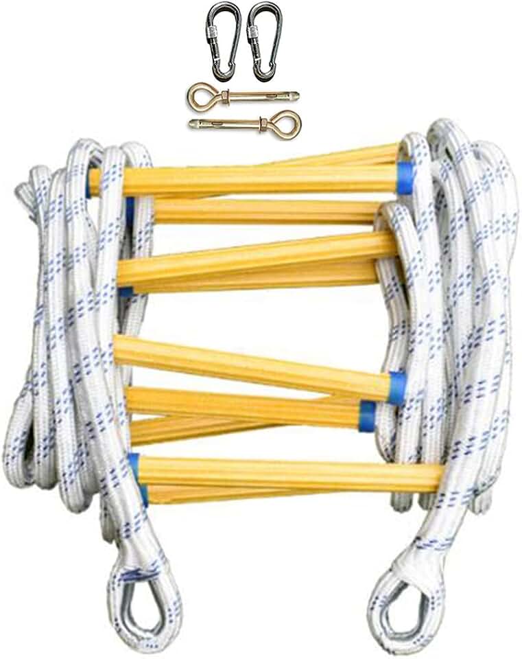 2-10 Storey Evacuation Safety Ladder Rope Ladder Fire Escape Ladders ...