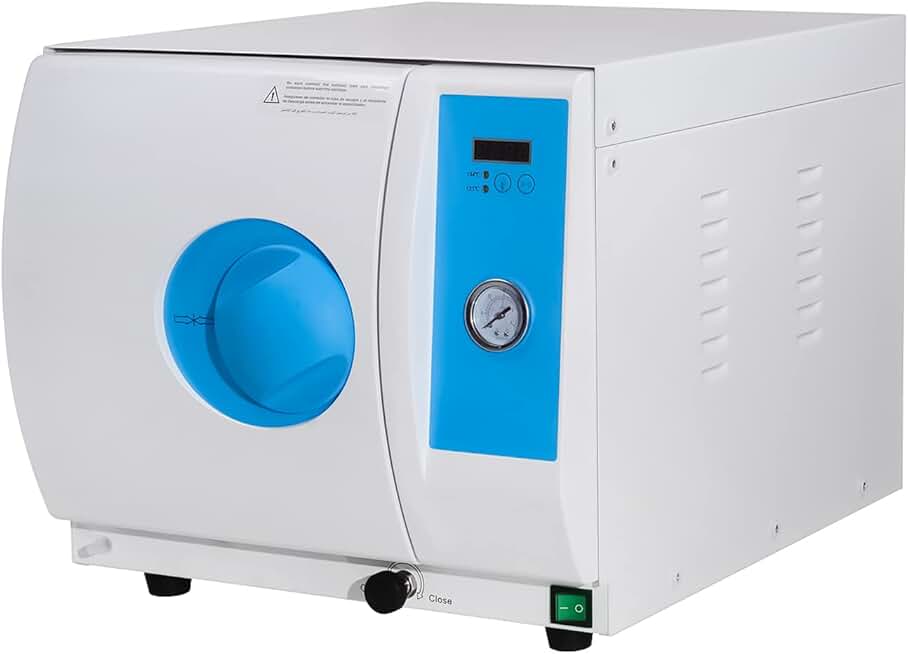 Semi-Automatic 18L Table Top Class N Lab Autoclave Sterilizer Portable ...