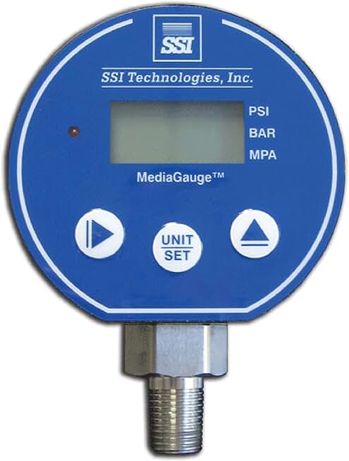 SSI TECHNOLOGIES MG-MD Series Media Gauge Digital Pressure Gauge Sensor ...