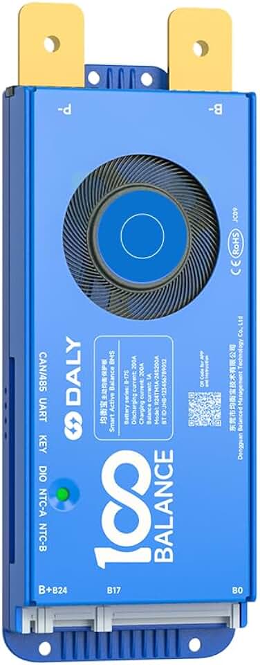 100BALANCE 200A 4-8S Full Function Smart Active Balance BMS Buletooth ...