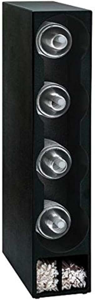Dispense-Rite TLO-DL-4BT Four Section Countertop Vertical Dome Lid and ...