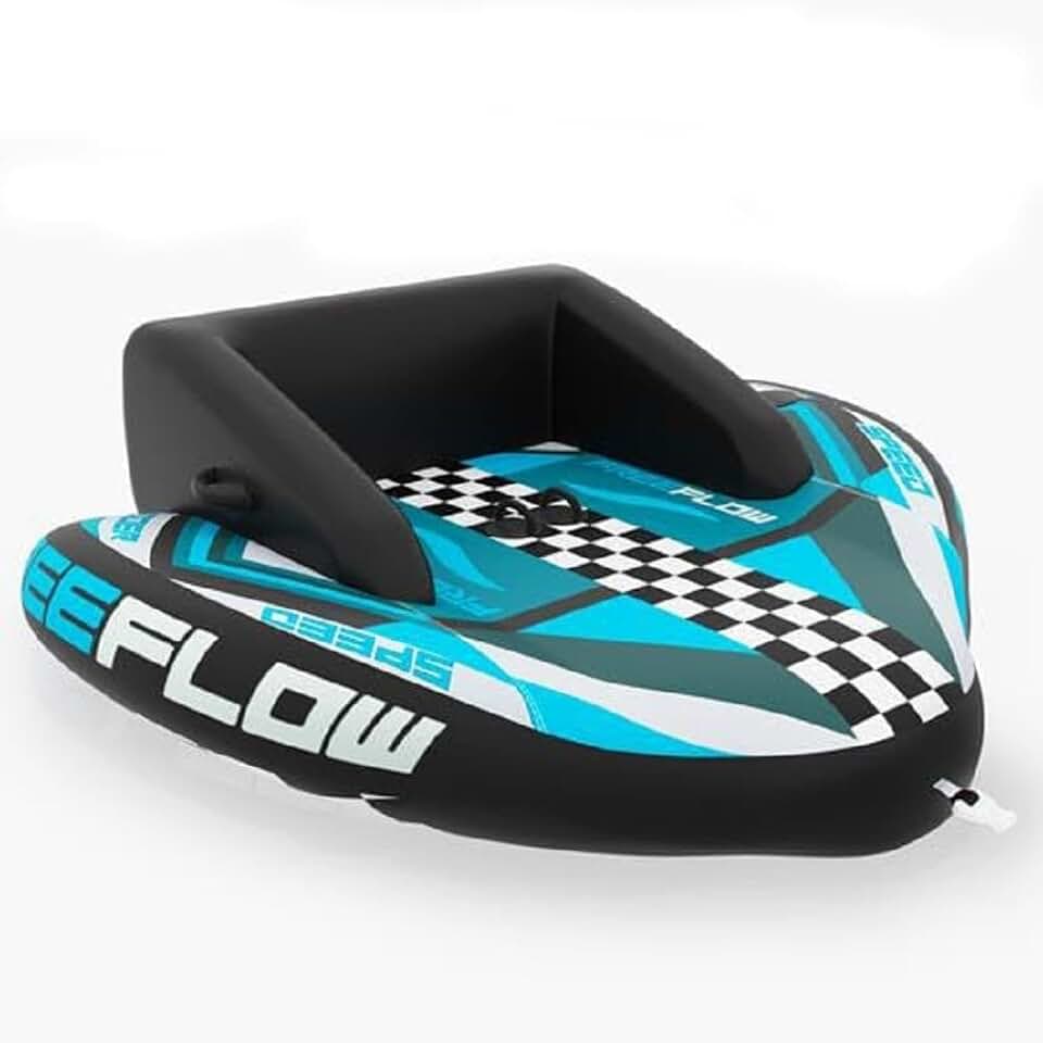 Heavy-Duty Inflatable Towable Booster Tube - Two Person Water Tube ...