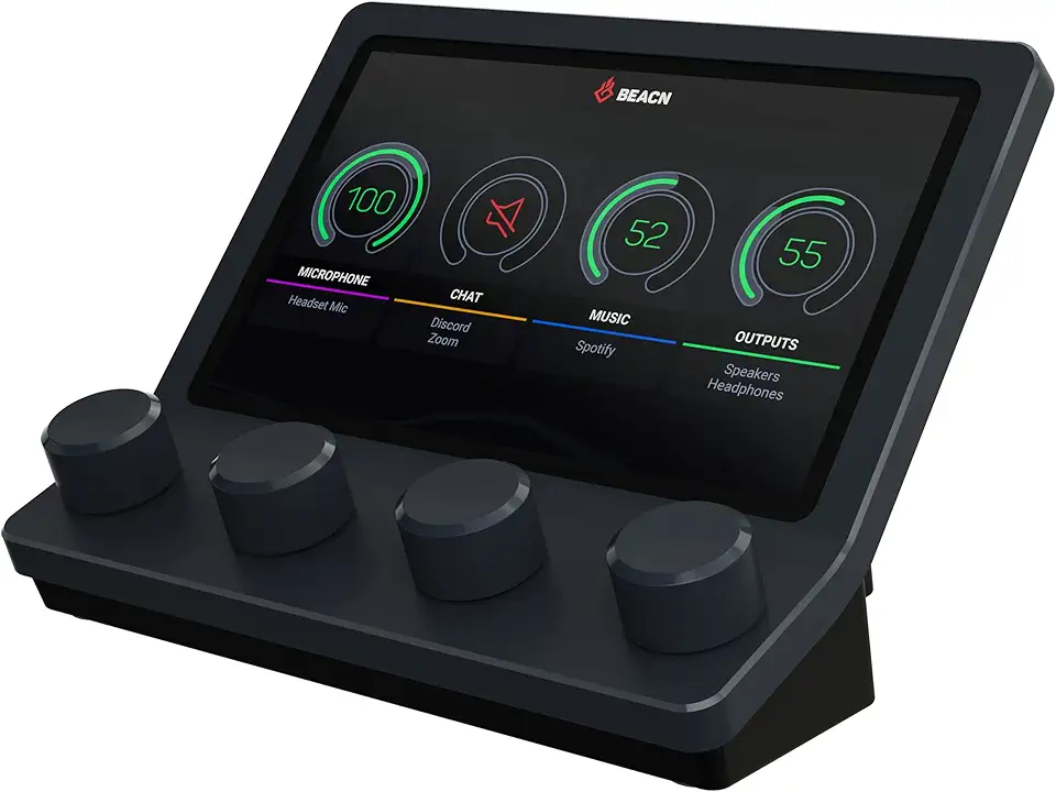 Mix USB C Audio Controller | Windows and MacOS Audio Mixer for Gaming ...