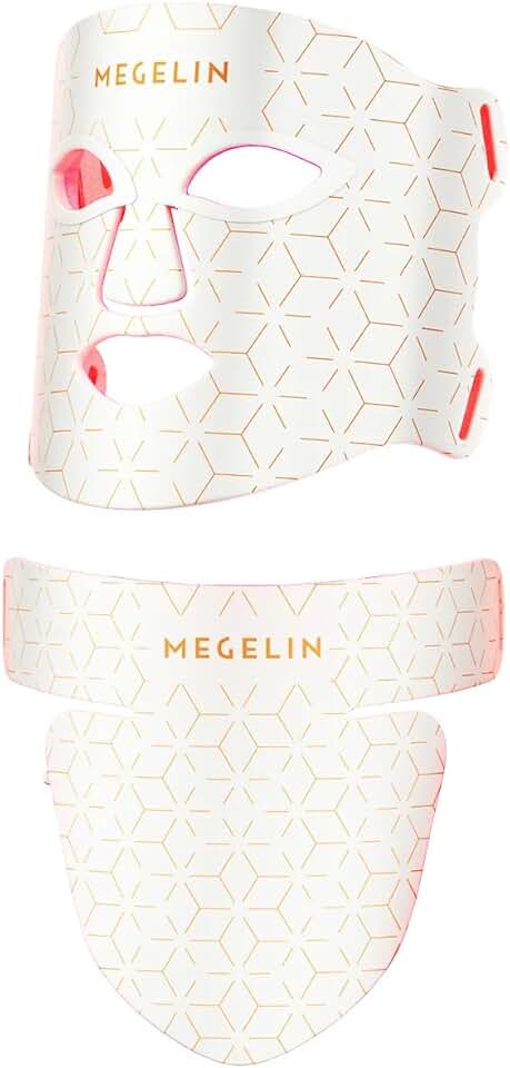 7 Colors Led Red Light Therapy Face & Neck Mask, Led Light Therapy Mask ...