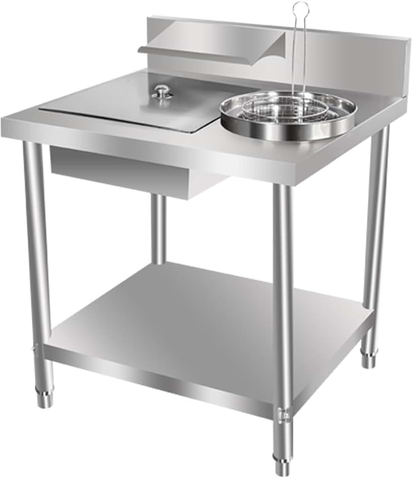 Fried chicken breading station, Stainless Steel Breading Table, Fried ...