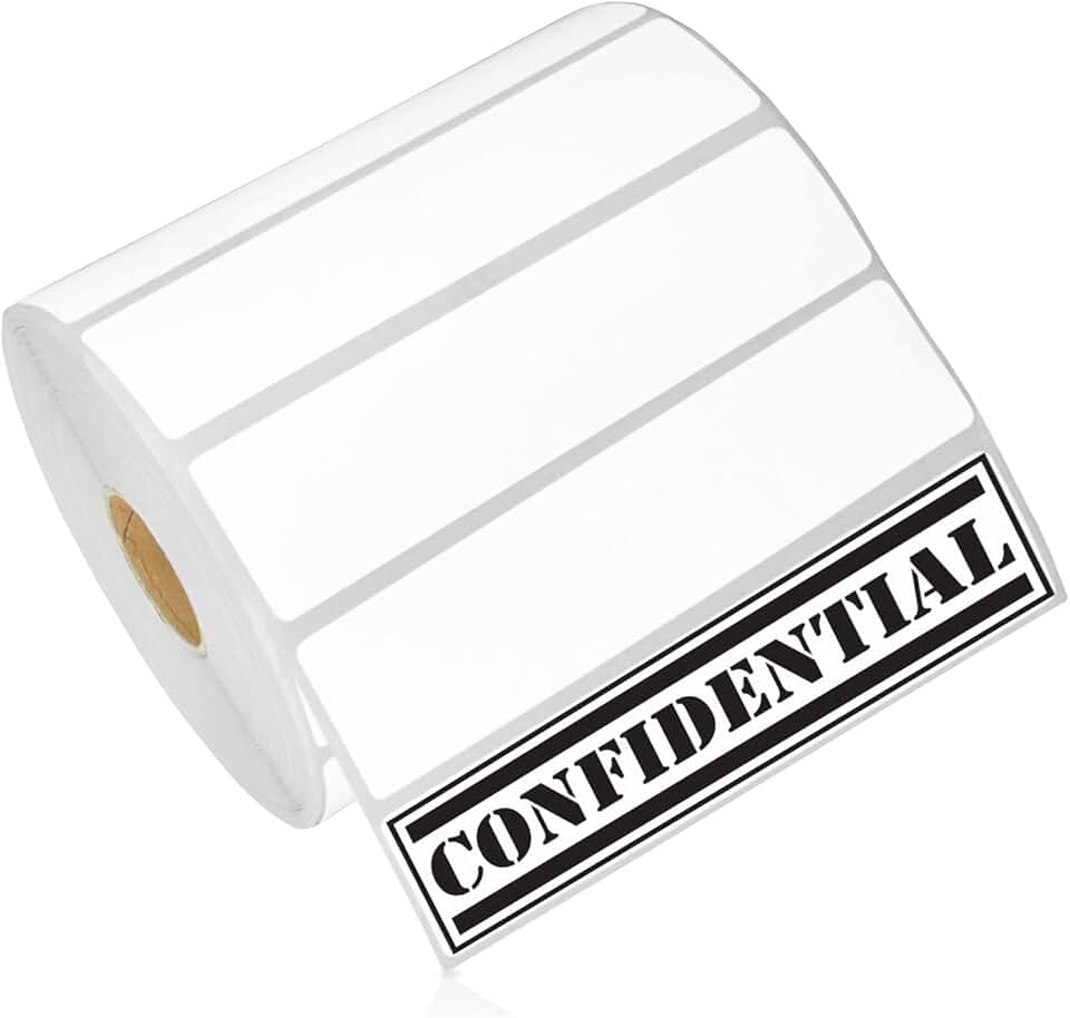 OfficeSmartLabels – 4" x 1" Direct Thermal Labels - Compatible with ...