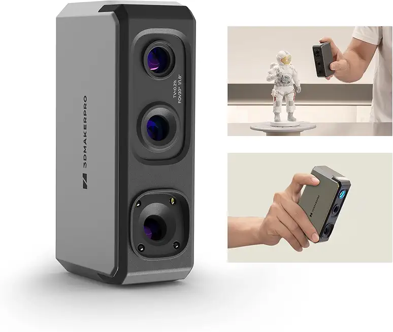 3D Scanner for 3D Printer with 0.01mm Accuracy, 24-bit Color Camera ...