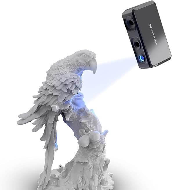 3DMakerpro Seal Lite 3D Scanner for 3D Printing and Modeling, 0.02mm ...