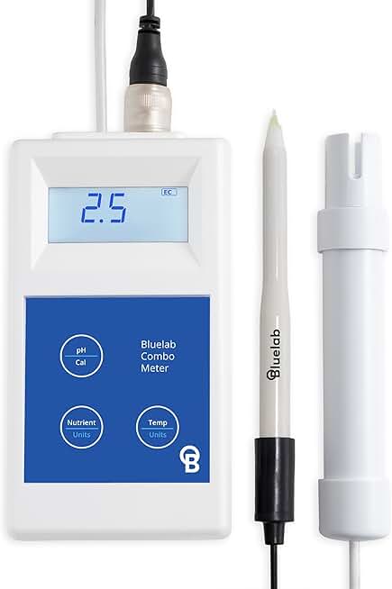 Bluelab METCOMPLUS Combo Meter Plus for pH, Temperature, and ...