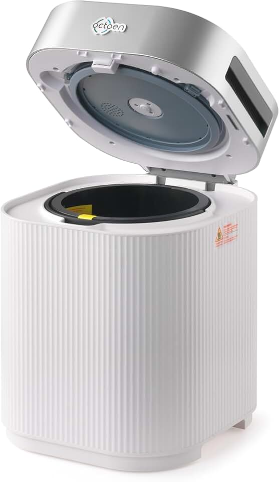 Electric Kitchen Composter, 2.5L Capacity, Turn Waste to Compost, Smart ...