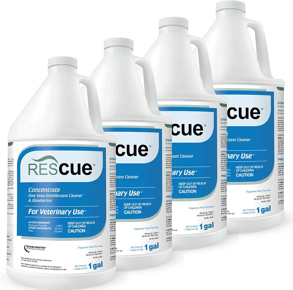 REScue One-Step Disinfectant Cleaner & Deodorizer – Concentrate for Vet ...