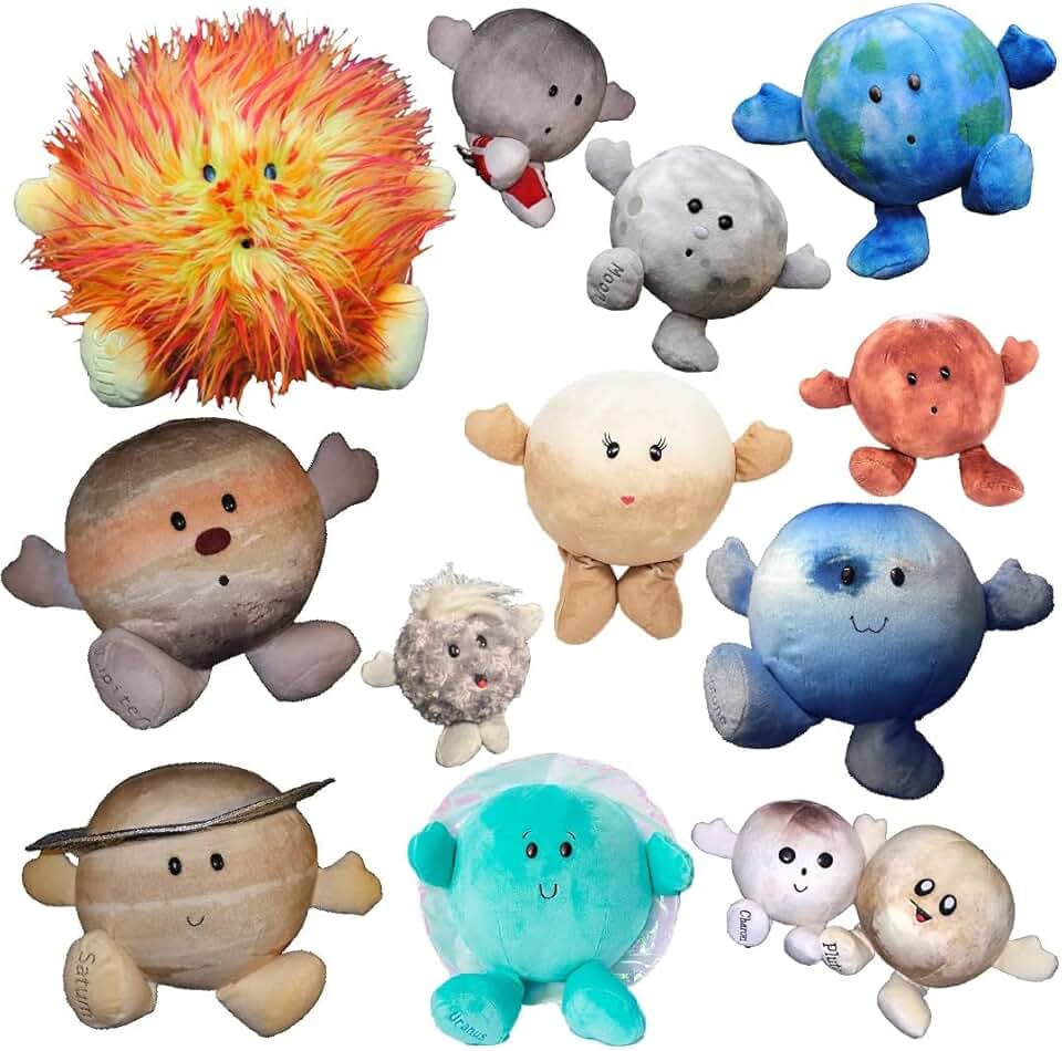 Celestial Buddies Plush Solar System Set 12 Piece Buddy Science ...