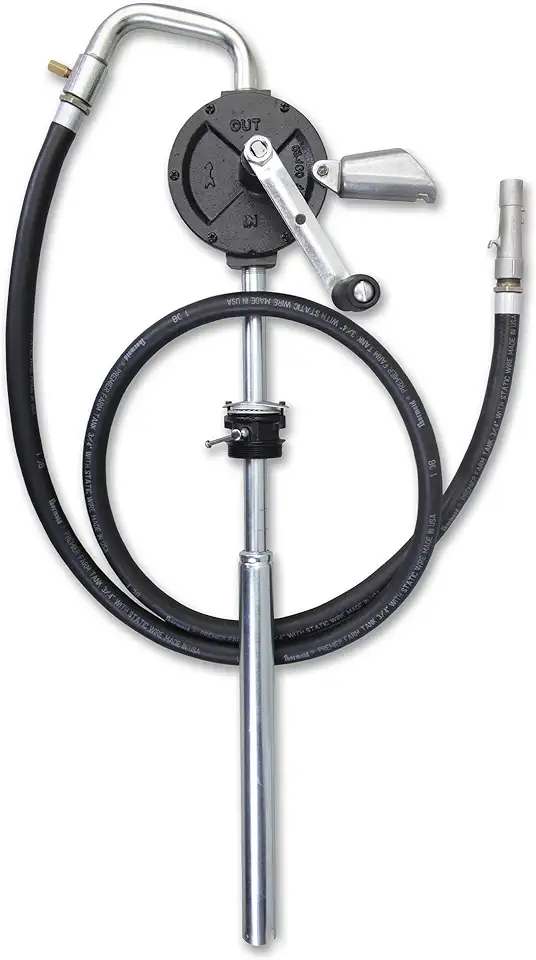 Groz 44082 Industrial Rotary Fuel Pump, with Steel Discharge Spout ...