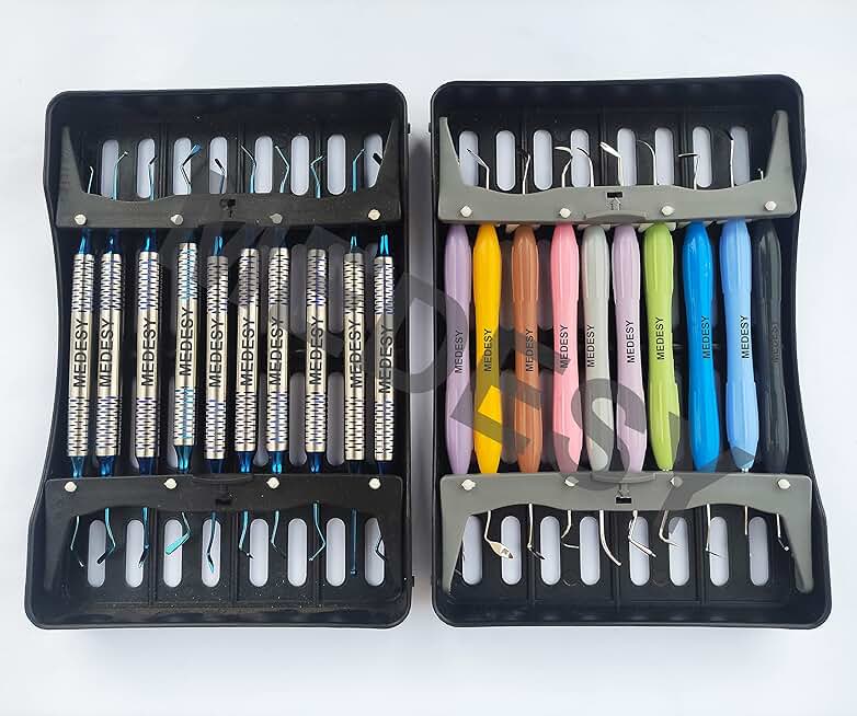 Dental Composite Filling Instruments Set of 20 pcs Silicon Handle Free ...