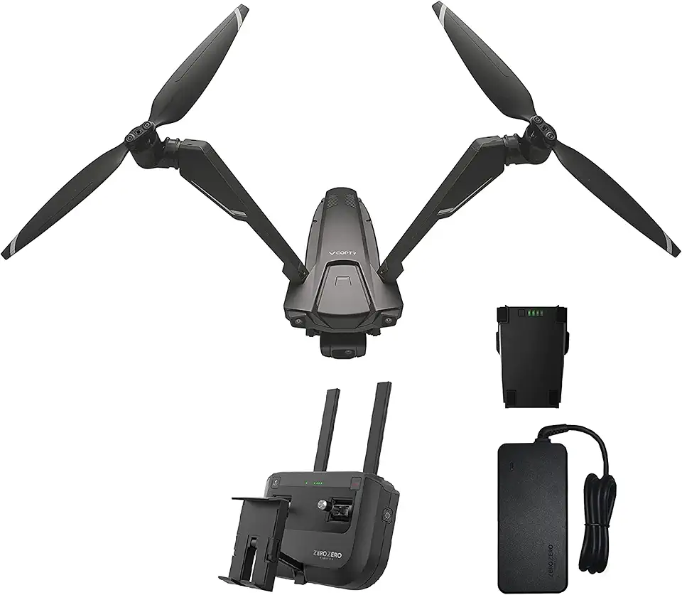 Bi-Copter Drone Copter UAV Aircraft with 3-Axis Gimbal Camera, 4K Video ...