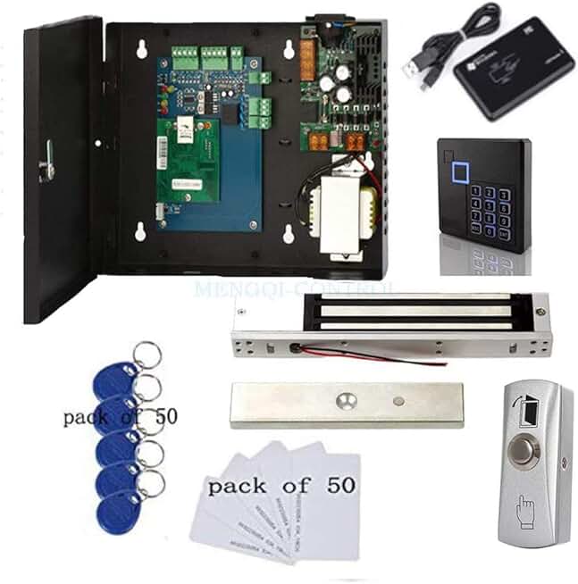 TCP/IP One Door Card/Fob/PIN Code Access Control Track History Records ...