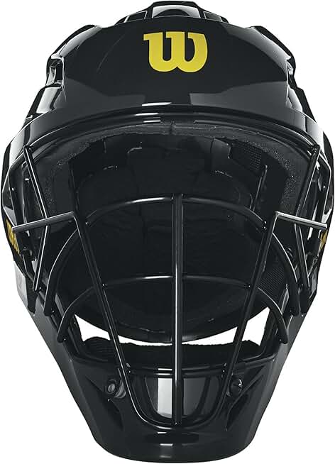 WILSON Pro Stock Umpire Helmet, Black, 7"-7 1/2" - Arizona Outlet