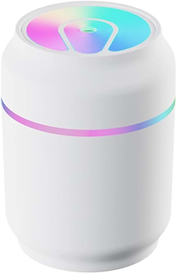 Mini Diffuser Portable Car Air Humidifier Purifier for Home Rainbow ...