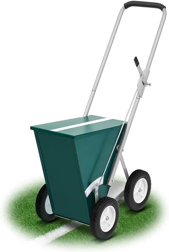 50 Pound Capacity Baseball and Softball Field Dry Line Chalker, Wheeled ...