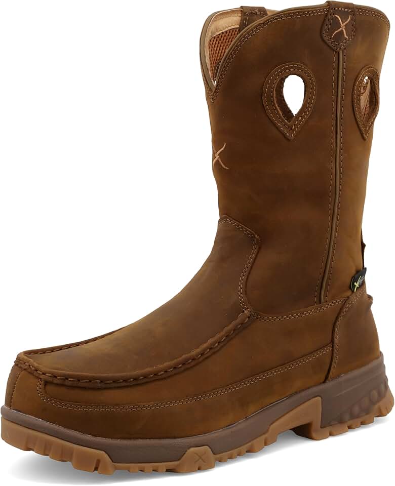 Men’s 11" Comp Toe Boot - Pull-On Cowboy Boots Made with Composite ...
