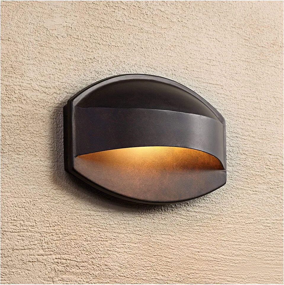 Possini Euro Design Xane Modern Outdoor Wall Light Fixture Halogen ...