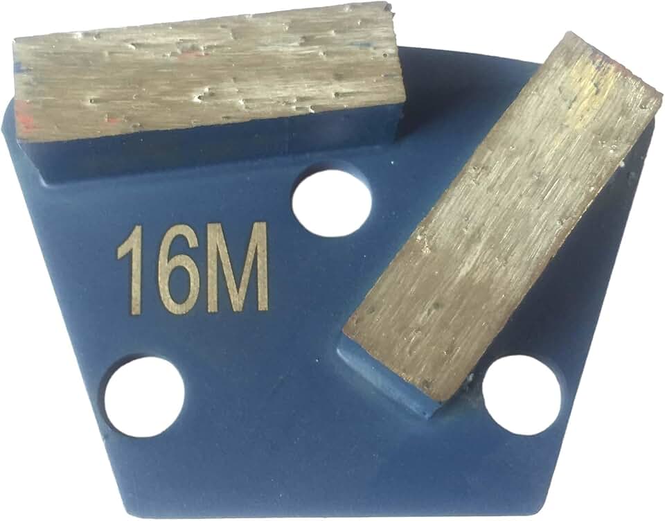 Two Bar 12mm Thick Segment Diamond Grinding Disc for ASL Iron Horse ...