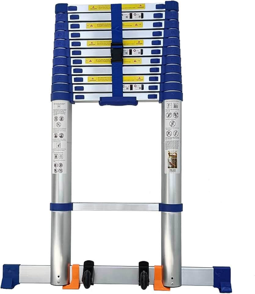 Telescoping Ladder for 8m/7m/6.2m/5m/4.6m Rooftop Tent,Aluminum ...