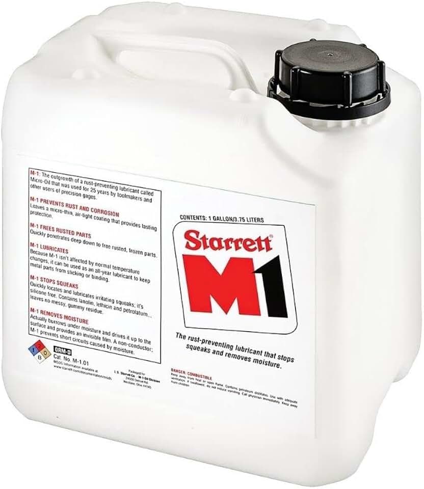 Starrett Amber Industrial Lubricant - Silicone-Free, Ext. Temp Range, 1 ...