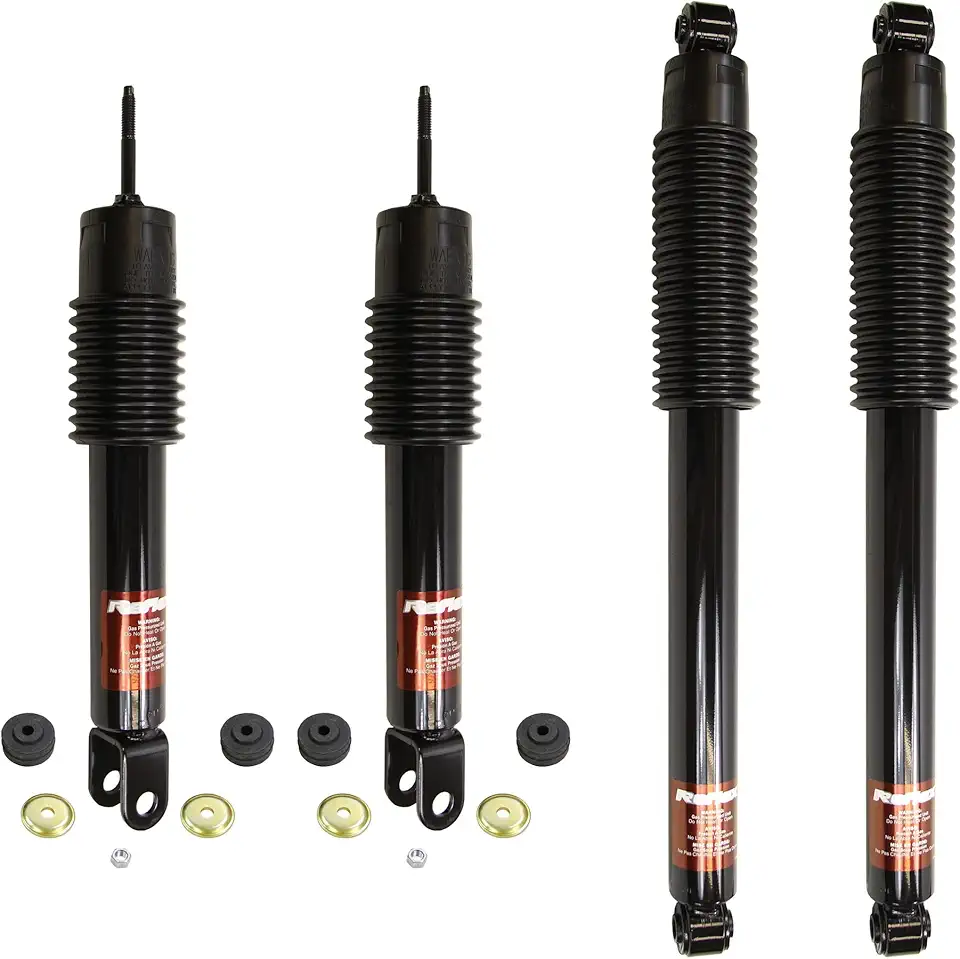 Monroe 1000042VK 4 pc Front and Rear Suspension Shock Absorber Set for ...