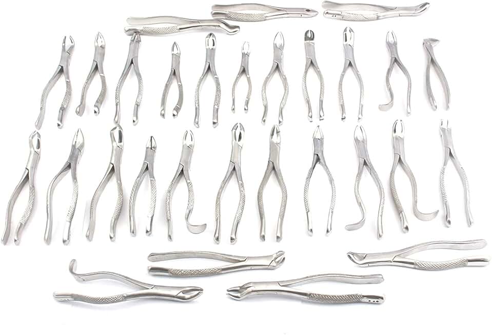 100 EXTRACTING Forceps Extraction Dental Instruments LOT - Arizona Outlet