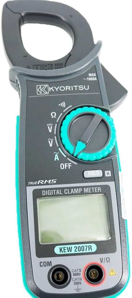 KYORITSU 2007R Digital AC Clamp Meter KEW 2007R True RMS Clamp Tester ...