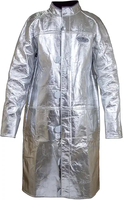 Graywolf Aluminized Leather Kevlar Heat Resistant Long Coat (3000° F ...