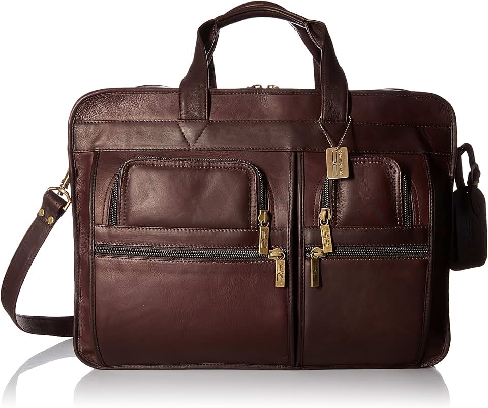Jumbo Executive Computer Brief, Cafe, One Size - Overstock Arizona