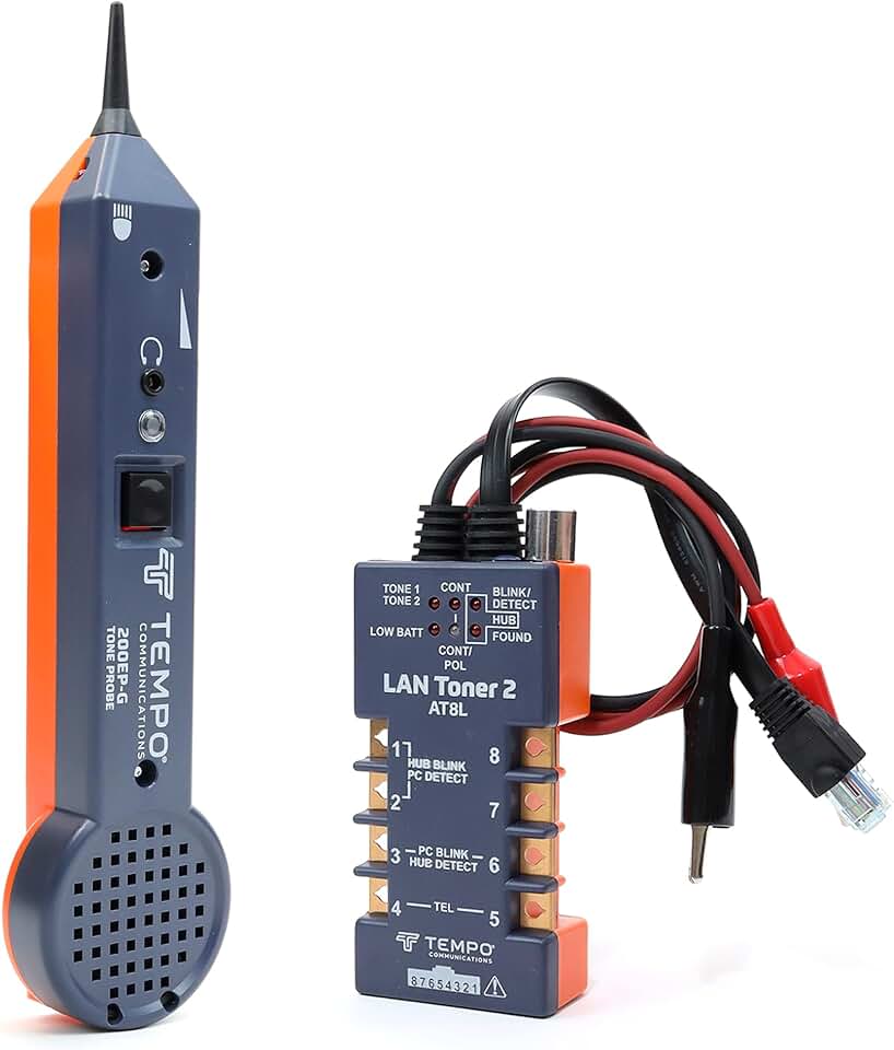 TEMPO AT8LK LAN Tone Generator and Probe Kit | Trace Wires and Test ...