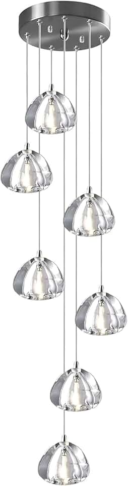 Chandeliers Raindrop Lights Led Crystal Chandelier Flush Mount Dome ...