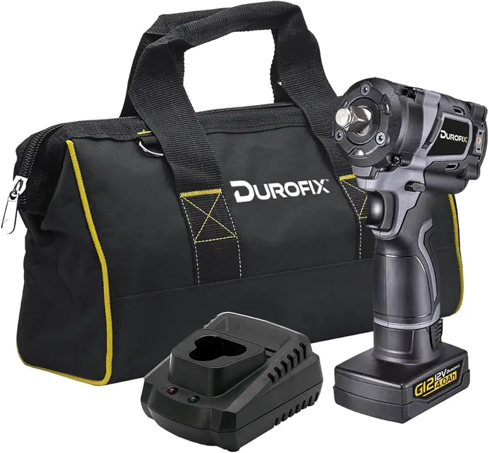 Durofix RI12184-PG G12 Series 12V Brushless 1/2" Drive Cordless Impact ...