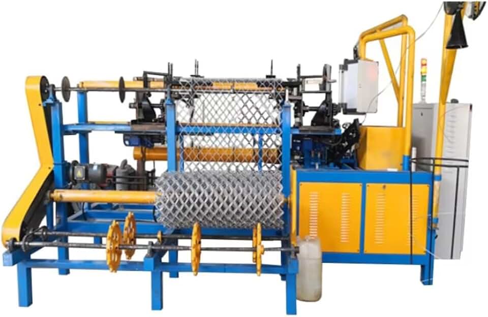 Automatic Chain Link Fencing Machine Wire Mesh Manufacturing Machine ...