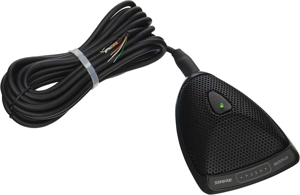 Shure MX392/O Condenser Microphone - Omni, Black - Arizona Outlet