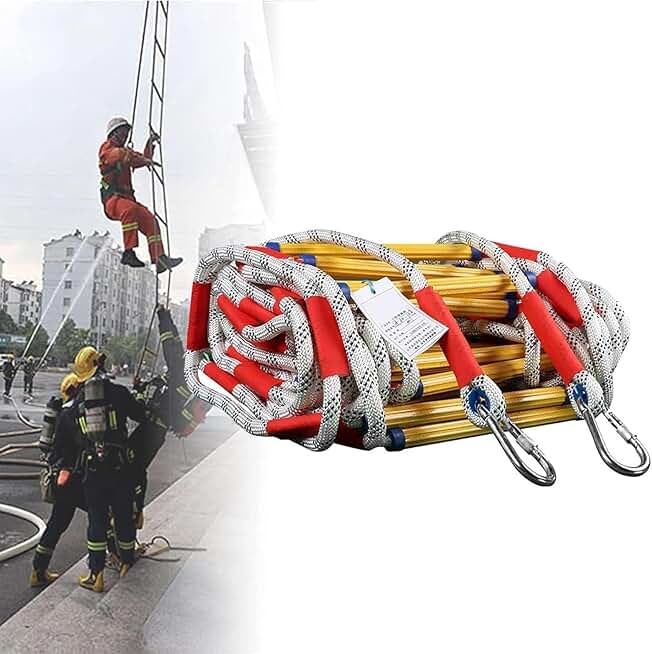 Fire Escape Rope Ladder, Fire Escape Ladder, Rope Ladder Emergency Fire ...