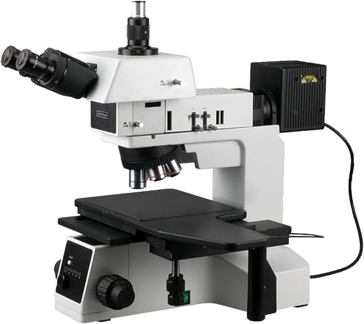 ME600TZA Episcopic Trinocular Metallurgical Microscope, 50X-1500X ...