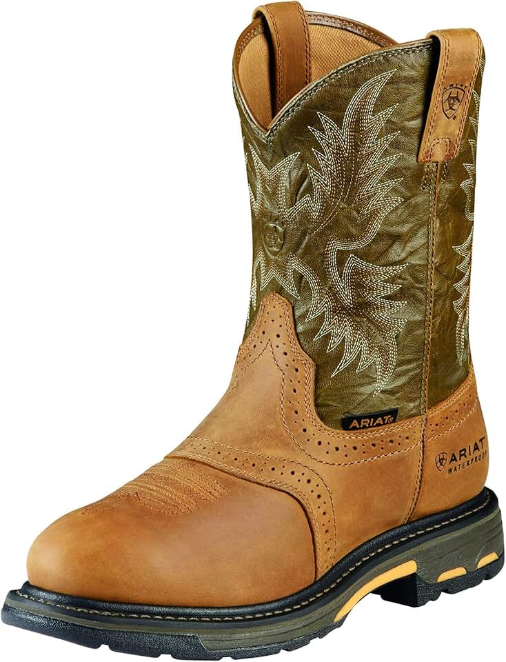 mens Workhog Waterproof Composite Toe Work Boot - Arizona Outlet