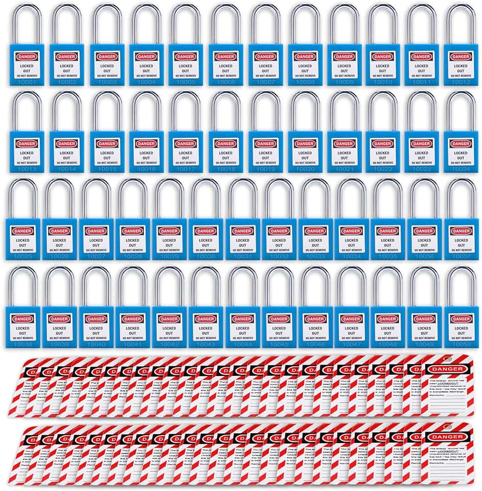 Lockout Tagout Locks Loto Tags - Lockout Locks Keyed Different Safety ...
