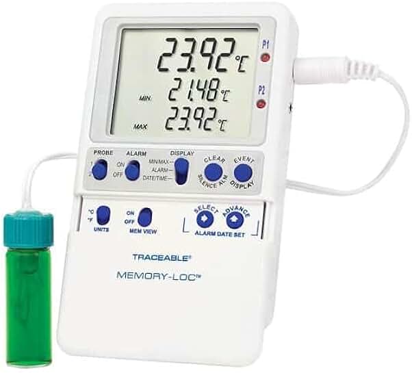 Traceable Memory-Loc? Datalogging Thermometer with Calibration; 1 ...