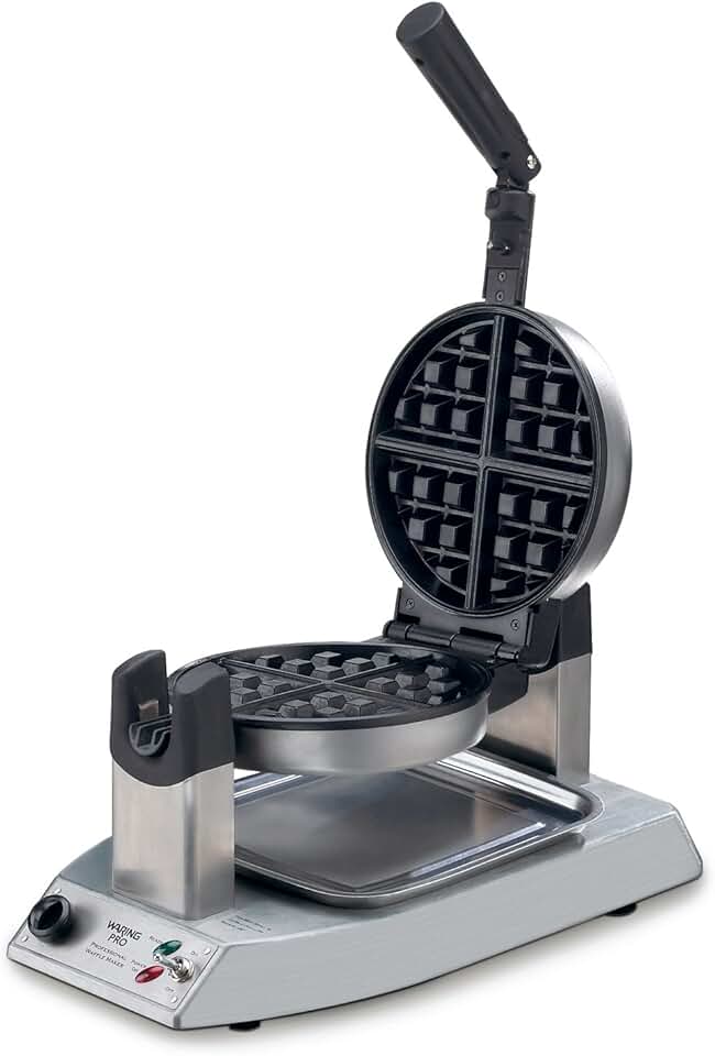 Waring Pro WMK300A Professional Stainless-Steel Belgian Waffle Maker ...
