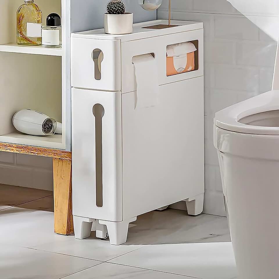 Freestanding Utility Storage Pantry Cabinet Cupboard for Small Spaces ...