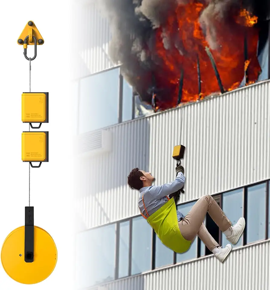 Rescue Unit, Evacuation and Rescue Device，2-6 Floor Fire Escaper ...