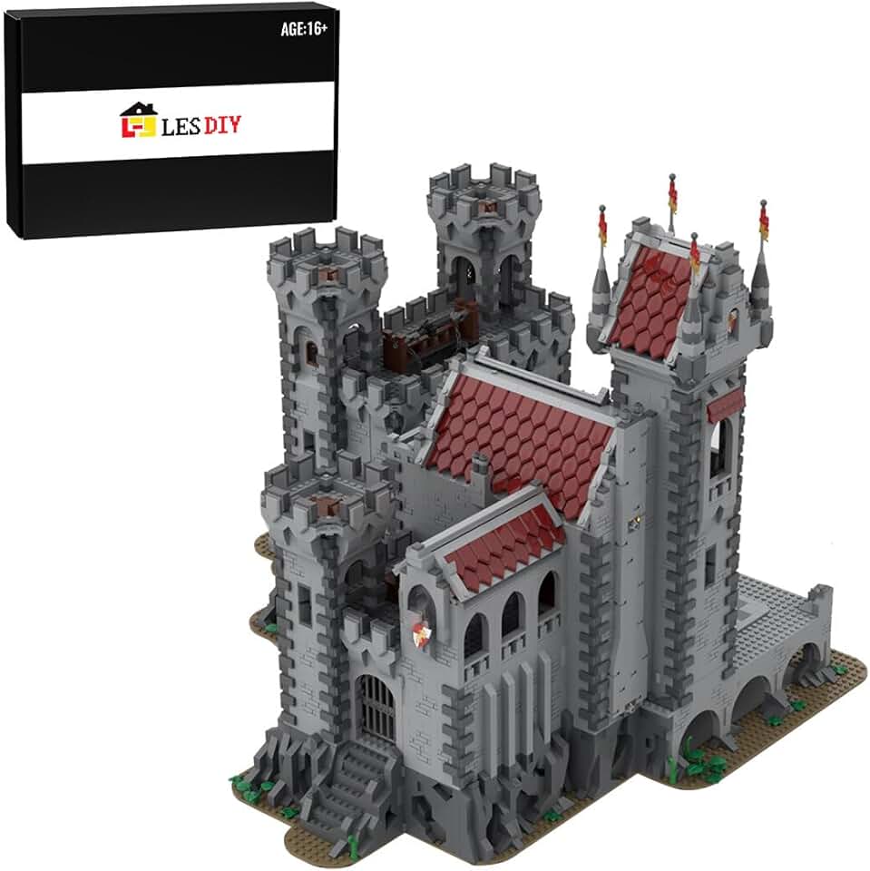 Medieval Architecture Building Kit, MOC-143001 Medieval Castle Pirate ...