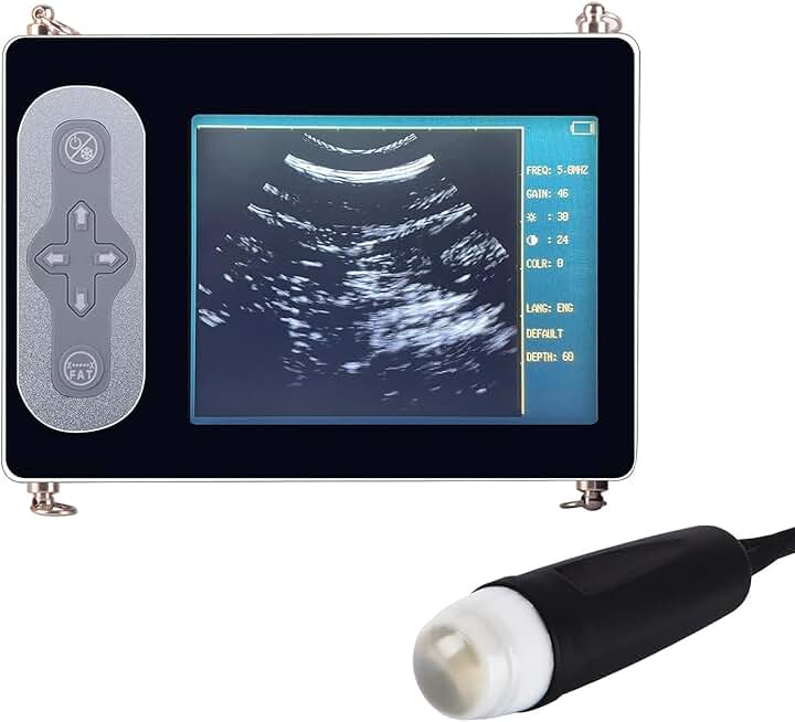 Veterinary Ultrasound Scanner for Bovine, with 3.5mhz Waterproof ...