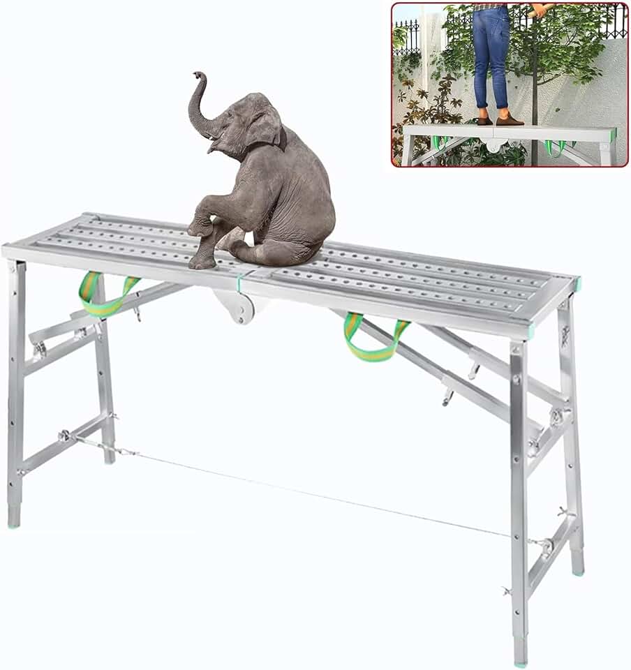 Work Platform Multipurpose Folding Work Platform,Portable Galvanized Steel Welding Scaffolding ...