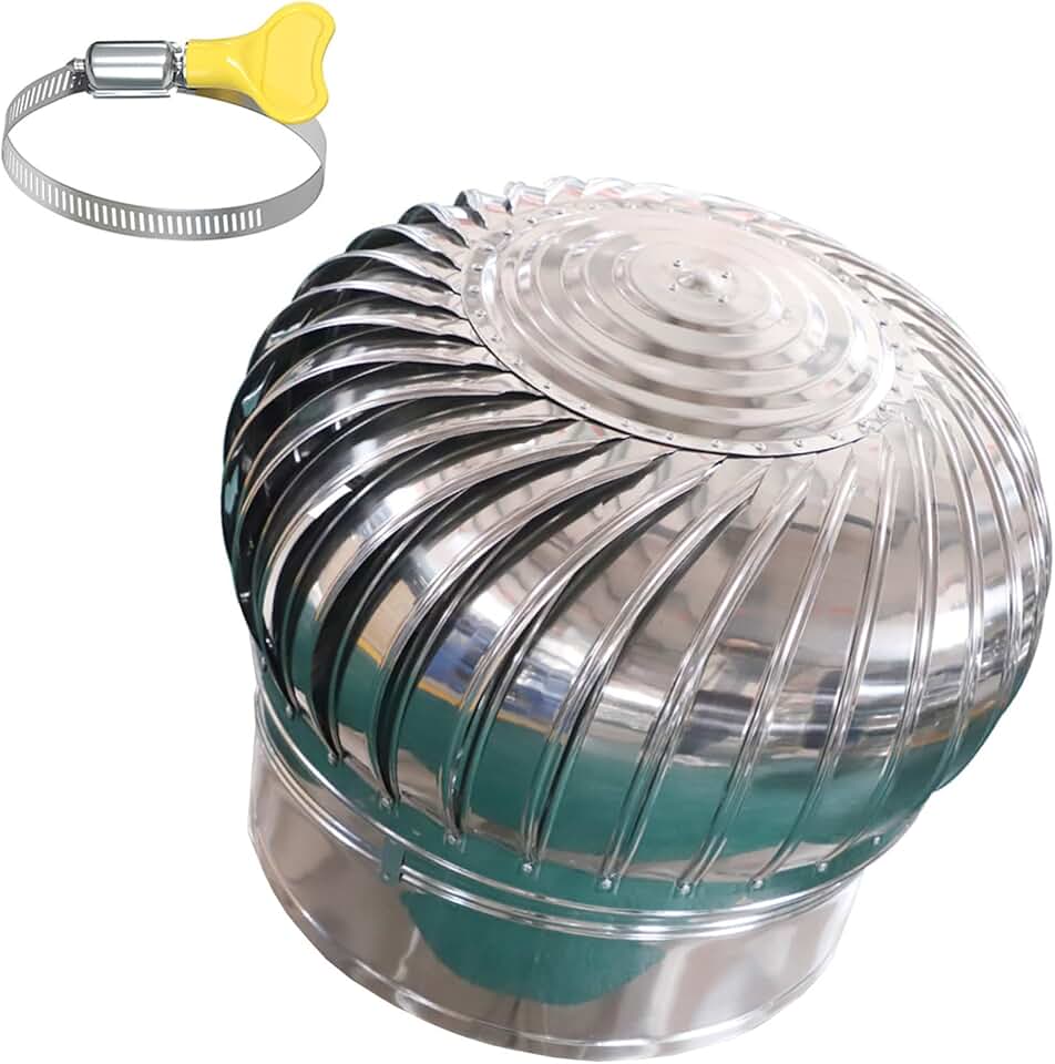 Wall Vent Cap, Roof Ventilator, Wind Turbines Air Vents, Dome ...